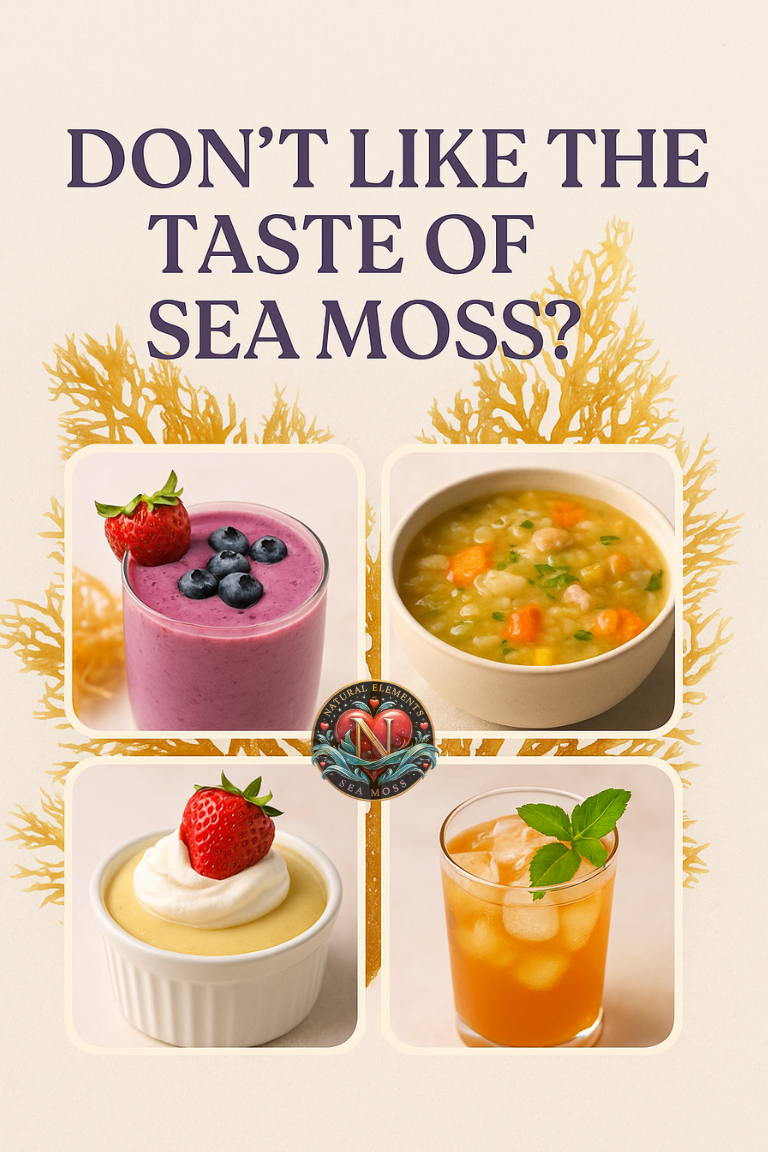Don’t Like the Taste of Sea Moss? Try These Delicious Tricks – Natural ...